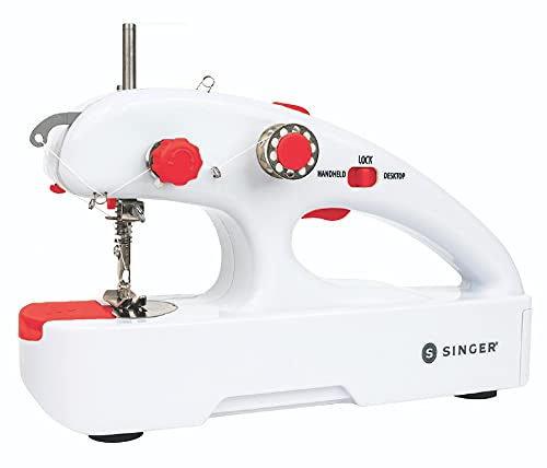 SINGER Stitch Quick + (Two Thread) Hand Held Mending Machine, White