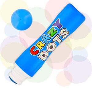 U.S. Art Supply 8 Color Crazy Dots Markers - Children's Washable Easy Grip Non-Toxic Paint Marker Daubers