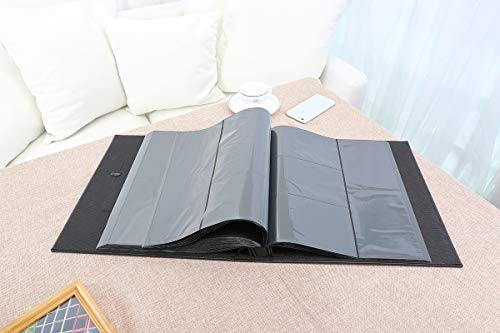 Ywlake Photo Album 4x6 500 Pockets Photo, Extra Large Capacity Family Wedding Picture Albums Holds 500 Horizontal and Vertical Photos Black