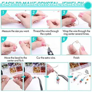 selizo Jewelry Making Kits for Adults Women with 28 Colors Crystal Beads for Jewelry Making, 1660Pcs Crystal Jewelry Making Kit Bead Kit Ring Maker Kit with Jewelry Ring Making Supplies for Adults