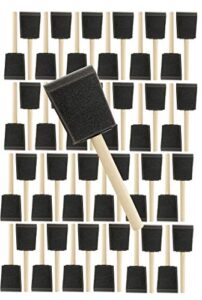 pro grade – foam brushes – 2 inch – 48 piece poly foam brush set