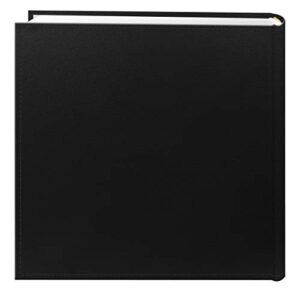 Pioneer Photo Albums DA-200SF/BLK 200 Pocket Sewn Leatherette Frame Cover Photo Album, 4 by 6-Inch, Black