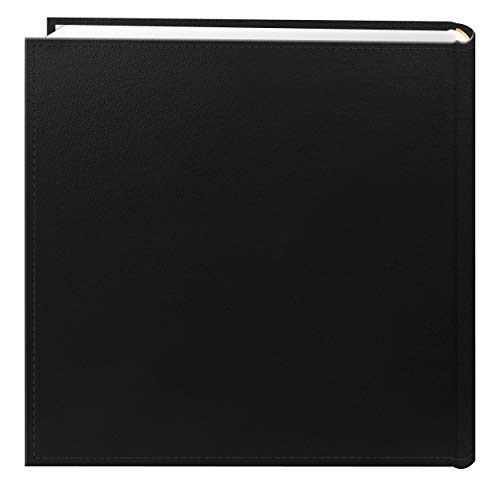 Pioneer Photo Albums DA-200SF/BLK 200 Pocket Sewn Leatherette Frame Cover Photo Album, 4 by 6-Inch, Black