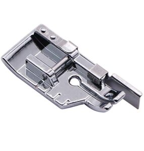 1/4” (quarter inch) quilting patchwork sewing machine presser foot with edge guide for all low shank snap-on singer, brother, babylock, euro-pro, janome, juki, kenmore, new home, white, simplicity