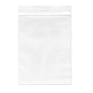 2''x 3'', (Pack of 100) Small Clear Poly Zipper Bags 2 Mil Reclosable Zipper Lock Storage Plastic Bag for Jewelry, Candy