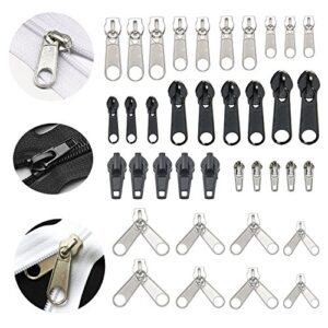 YaHoGa 143 PCS Zipper Repair Kit Zipper Replacement with Install Plier for Bags, Jackets, Tents, Backpacks, Sleeping Bag