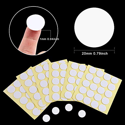 400pcs Candle Wick Stickers, Heat Resistance Candle Making Double-Sided Stickers