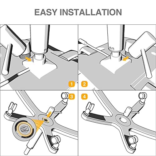 HOSALI Office Chair Cylinder Replacement,Heavy-Duty Gas Lift Cylinder Fits Most Chairs,Highest End Class 4 Hydraulic Pneumatic Piston, Universal Size