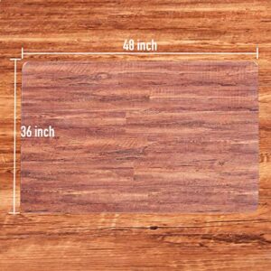 Office Chair Mat, 48"×36"-2mm Thick, Chair Mat for Hardwood Floor, Desk Chair Mat, Floor Protectors for Office Chairs, Office Mat, Office Mats for Rolling Chairs, Only for Hardwood Floor