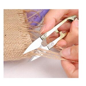 Cotchear Thread Scissors, 4.1 inch High-Carbon Steel Blades for Snip Thread, Yarn, Embroidery Handheld Snippers