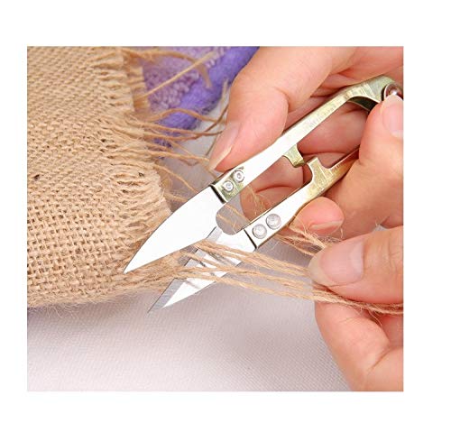 Cotchear Thread Scissors, 4.1 inch High-Carbon Steel Blades for Snip Thread, Yarn, Embroidery Handheld Snippers