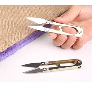 Cotchear Thread Scissors, 4.1 inch High-Carbon Steel Blades for Snip Thread, Yarn, Embroidery Handheld Snippers