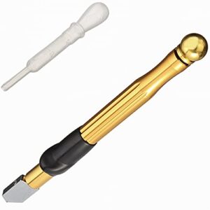 kewayo 3mm-15mm tools for glass cutting, gold pencil oil feed carbide tip glass cutter cutting tool