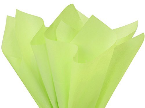 A1 Bakery Supplies Pistachio Green Bulk Tissue Paper 15 Inch x 20 Inch - 100 Sheets Premium Paper