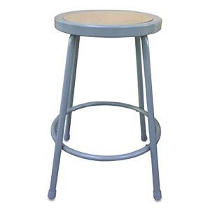 alera industrial metal shop stool aleis6624g each