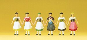 preiser ho scale bavarian group in costume