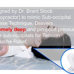 The Deep Tissue Doc Headache Releazzzer - for Tension-induced Migraines and Tension Headaches, Sub-Occipital Release, Deep Tissue