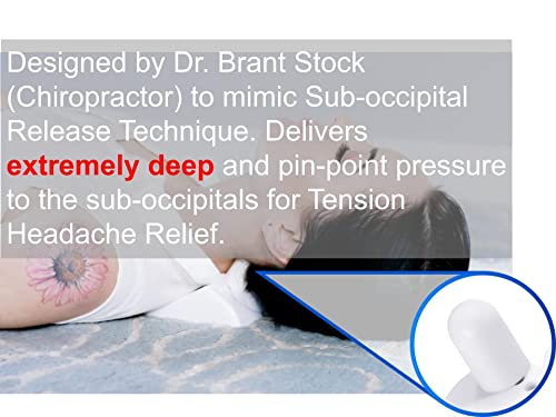 The Deep Tissue Doc Headache Releazzzer - for Tension-induced Migraines and Tension Headaches, Sub-Occipital Release, Deep Tissue