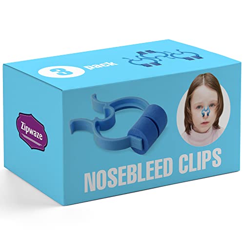 Zipwaze Stop Nosebleeds Epistaxis Clips Nose Bleed Stopper Nasal Clip Treatment 3 Pack