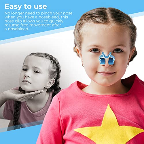 Zipwaze Stop Nosebleeds Epistaxis Clips Nose Bleed Stopper Nasal Clip Treatment 3 Pack