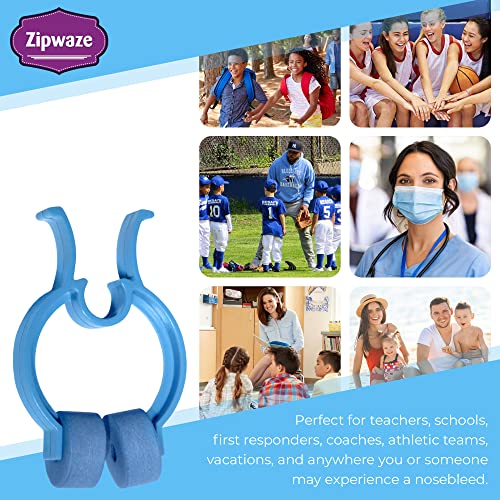 Zipwaze Stop Nosebleeds Epistaxis Clips Nose Bleed Stopper Nasal Clip Treatment 3 Pack