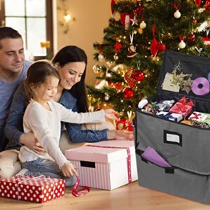 ProPik Unique Holiday Storage Organizer Gift Bag and Wrapping Accessories (Gray)