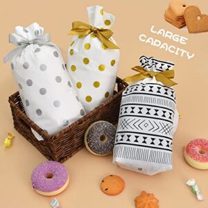 BEISHIDA 50pcs Small Drawstring Gift Bags Candy Bag Goody Bag Food Storage Bags Gift Wrapping Package Drawstring Bags Party Favor for Baby Shower