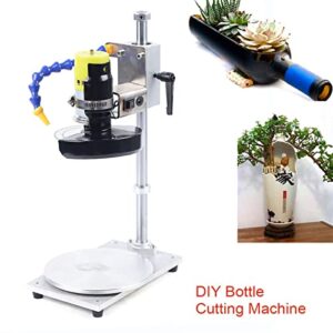 Glass Bottle Cutter, Electric DIY Machine for Cutting Bottles, Wine Bottle Cutting Tool Kit for DIY Projects Round/Square/Irregular Glass or Ceramic Bottles