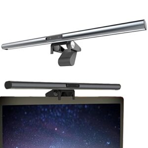 xinbaohong screenbar e-reading led computer monitor light task lamp, gaming lights, usb powered office lamp with backlight, adjustable brightness/color temperature reading light