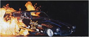 atlantis amch1486 1/16 jungle jim vega funny car model kit, multicoloured