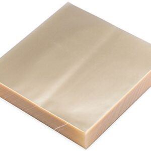 Crinklee Clear Caramel, Candy and Chocolate Wrappers, Natural Cellophane, 1000 Square Sheets, 5x5 Inches