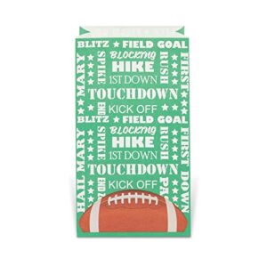 Juvale 36 Pack Football Snack Bags for Kids Sports Birthday Supplies, Party Favors, Treats (5.3 x 8.7 x 3.3 In)