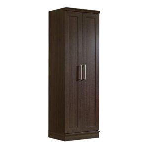 sauder homeplus storage cabinet, dakota oak finish