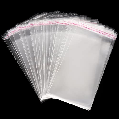 400 Piece Clear Self Sealing Cellophane Bags 4x6 Inches Cookie Treat Bags for Packaging Cookies,Gifts,Favors,Candy