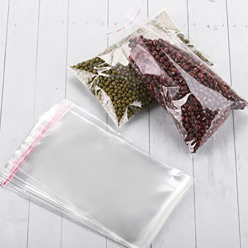 400 Piece Clear Self Sealing Cellophane Bags 4x6 Inches Cookie Treat Bags for Packaging Cookies,Gifts,Favors,Candy