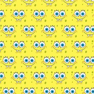 GRAPHICS & MORE Spongebob Smiling Face Gift Wrap Wrapping Paper Rolls