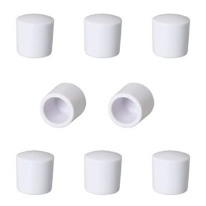 door stop bumper tips dgbrsm 8pcs white 0.4 inch door rubber stop bumper replacement stopper tips caps protect doors & wall household door stopper tips caps