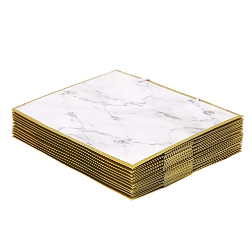 10 Marble Extra Large Gift Bags 16x6x12 Inch, White Gift Bags Large Size, White Paper Bags with Handles Bulk, Large Gift Bags for Presents, Paper Gift Bags with Handles, Wedding Gift Bags Bulk Cmecial