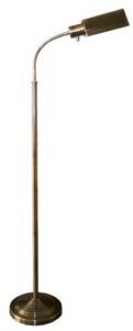 daylight24 402051-07 natural daylight battery operated cordless floor lamp, antique brass