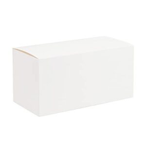 20 Pack Small White Gift Boxes with Lids for Wrapping, Shipping Tumblers, Wedding Favors (9 x 4.5 In)