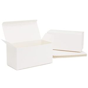 20 Pack Small White Gift Boxes with Lids for Wrapping, Shipping Tumblers, Wedding Favors (9 x 4.5 In)