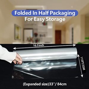 LISM 115ft Clear Cellophane Wrap Roll(33 in x 115 ft) 2.5 mil thickness Gift Wrap Cellophane -Clear Wrapping Paper for Flowers,Baskets, Arts & Crafts, Treats Food Safe