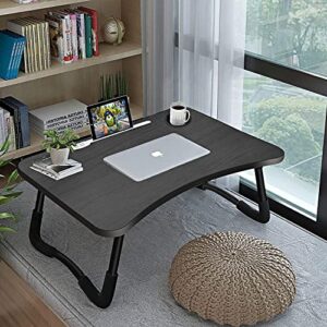 Laptop Bed Desk,Portable Foldable Laptop Lap Desk Tray Table with USB Charge Port/Cup Holder/Storage Drawer,for Bed/Couch/Sofa Working, Reading