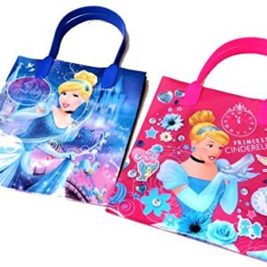 Disney Cinderella Authentic Licensed Reusable Party Favor Goodie Small Gift Bags 12