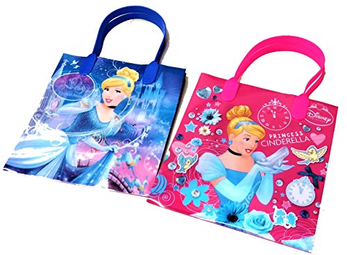 Disney Cinderella Authentic Licensed Reusable Party Favor Goodie Small Gift Bags 12