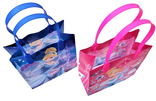 Disney Cinderella Authentic Licensed Reusable Party Favor Goodie Small Gift Bags 12