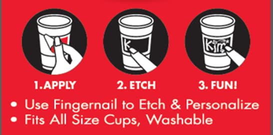 Etch-it Cup Tags (2-Pack 30 Tags)