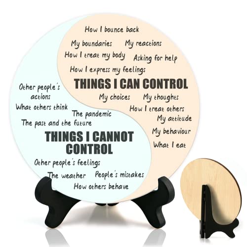 Things I Can Control Poster Therapy Office Desk Decor Psychology Room Home Bedroom Living Room Calming Mental Health School Counseling Classroom Anxiety Teacher, Counselor, Women, Men