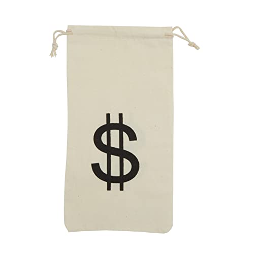 Juvale Drawstring Money Bags for Casino Theme Poker Party Favors (Small, 12 Pack)