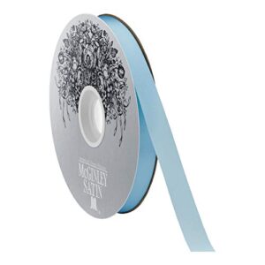 mcginley mills 9/16″ w acetate satin ribbon, blue, 100 yard spool